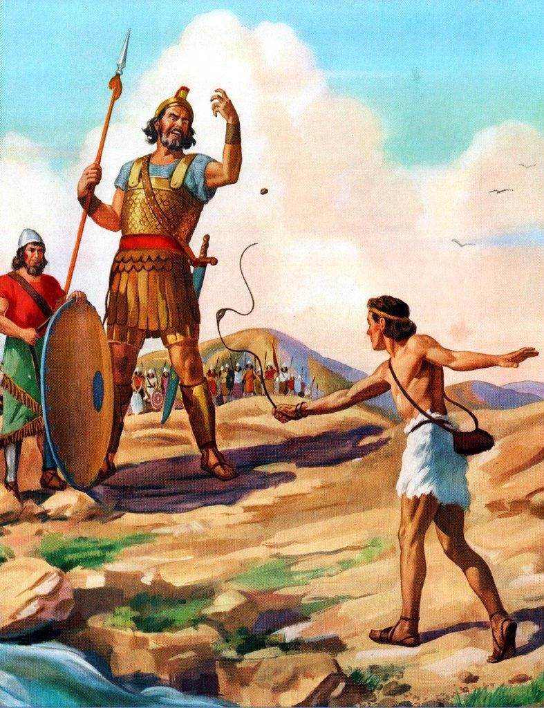 David and Goliath – You Can't Stop A Person With The Heart Of A Lion